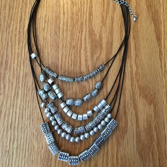 Jewelry | Nylonbead Multi Strand Necklace | Poshmark